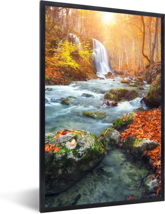 Fotolijst incl. Poster - Natuur - Zon - Herfst - 80x120 cm ...