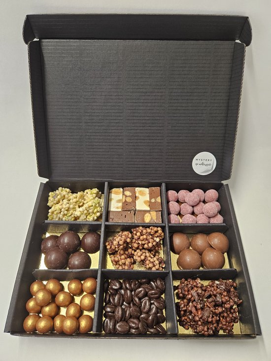 Luxe Belgische Chocolade Proeverij Pakket met Mystery Card 'Verhuisd ...