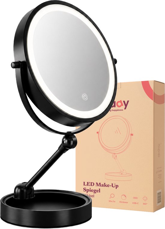 Fraay® Make Up Spiegel met LED Verlichting - 10x Vergroting ...