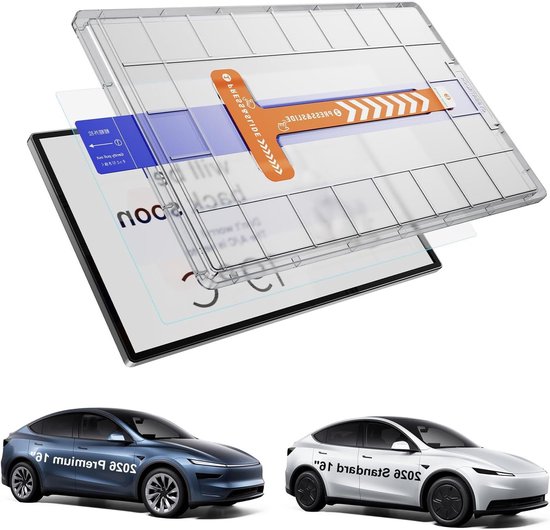 Tesla Model Y Juniper Screen Protector - Premium Glazen Bescherming, 9H ...
