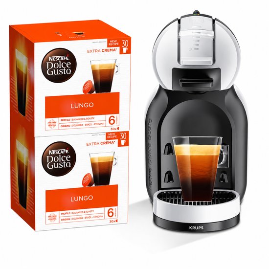 Krups NESCAFÉ® Dolce Gusto® MiniMe KP123BSB – Grijs – Koffiecupmachine ...