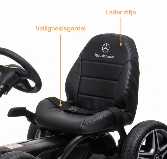 Mercedes Skelter 3 tot 7 jaar – Officieel Gelicentieerde Go Kart met ...