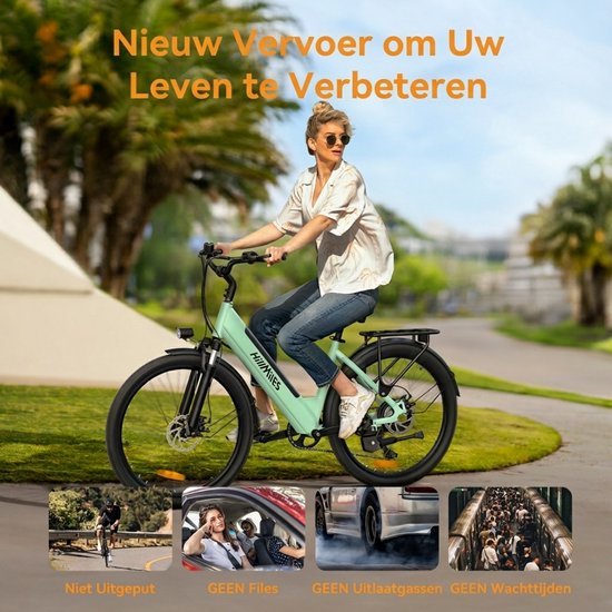 HillMiles Milecity 1 Elektrische Fiets - Motor 250W - Actieradius 80km ...
