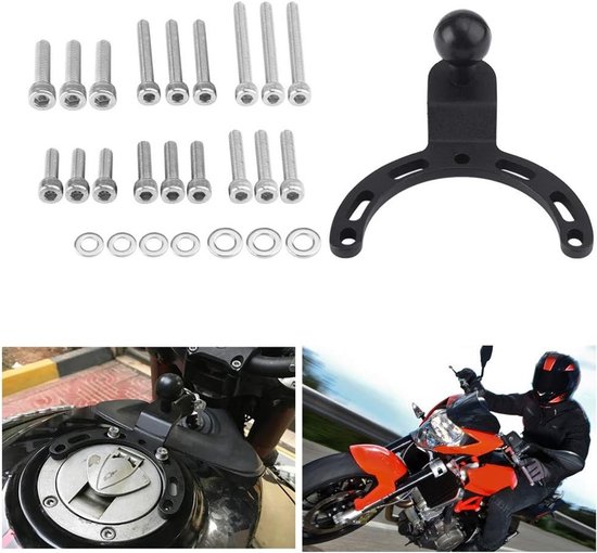 Verstelbare GPS Houder voor Motorfiets, Tankbevestiging voor Telefoon ...