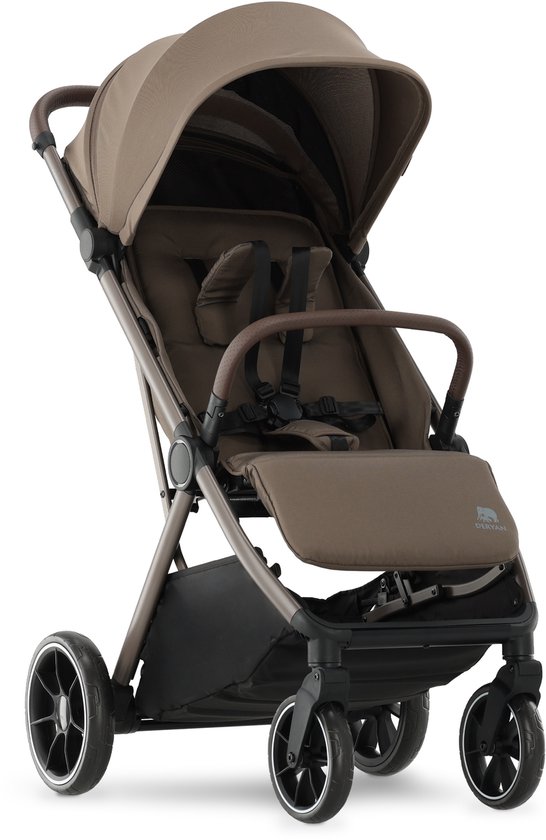 Deryan Rolo XL Buggy - Lichtgewicht Plooibuggy - Inklapbaar - Hazel | bol