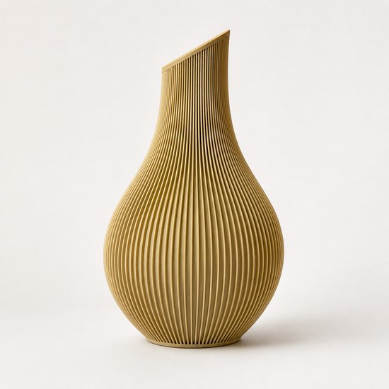Waterdichte Shizu Japandi Vaas | Beige | Japandi Stijl Vaas ...