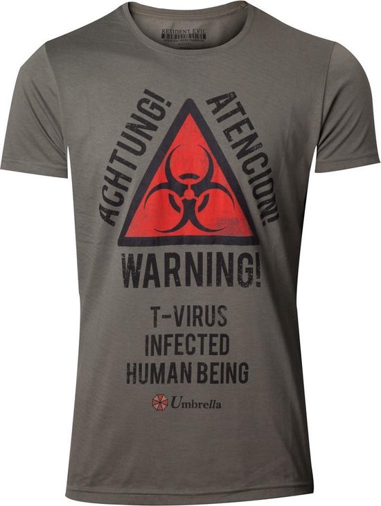 Resident Evil - Warning t-shirt - 2XL | bol.com