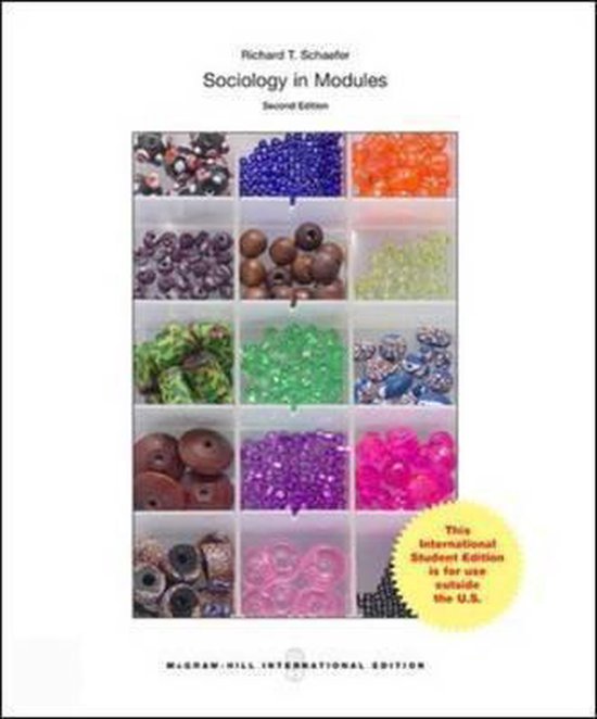 Sociology in Modules | 9780071318419 | Richard T. Schaefer | Boeken ...