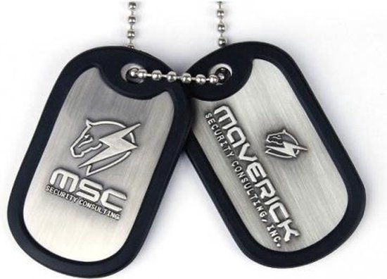 Metal Gear Rising Dog Tags Maverick Logo | bol.com