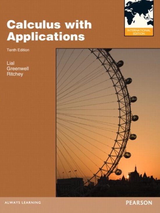 Calculus with Applications | 9780321778680 | Margaret L. Lial | Boeken ...