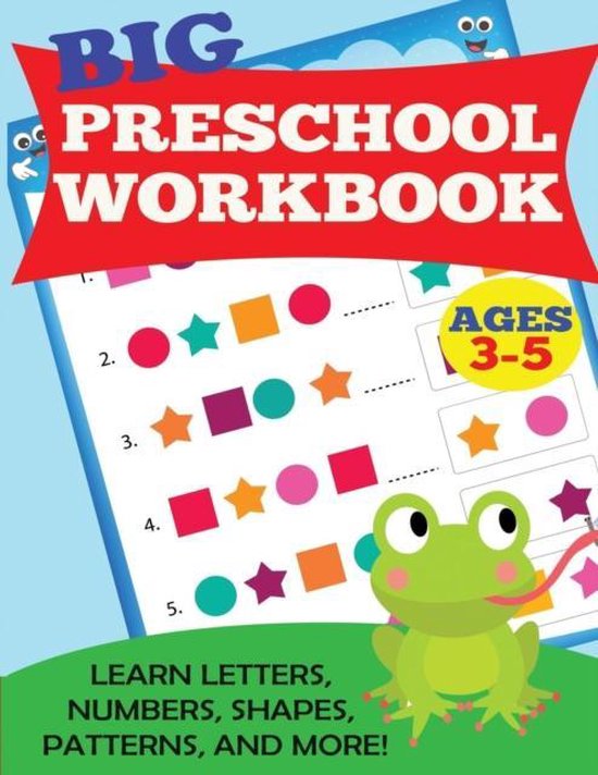 Big Preschool Workbook, Kids Activity Books | 9781947243156 | Boeken ...