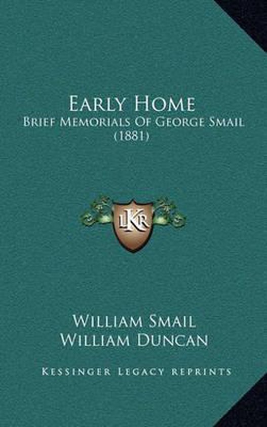 Early Home, William Smail | 9781169035669 | Boeken | bol