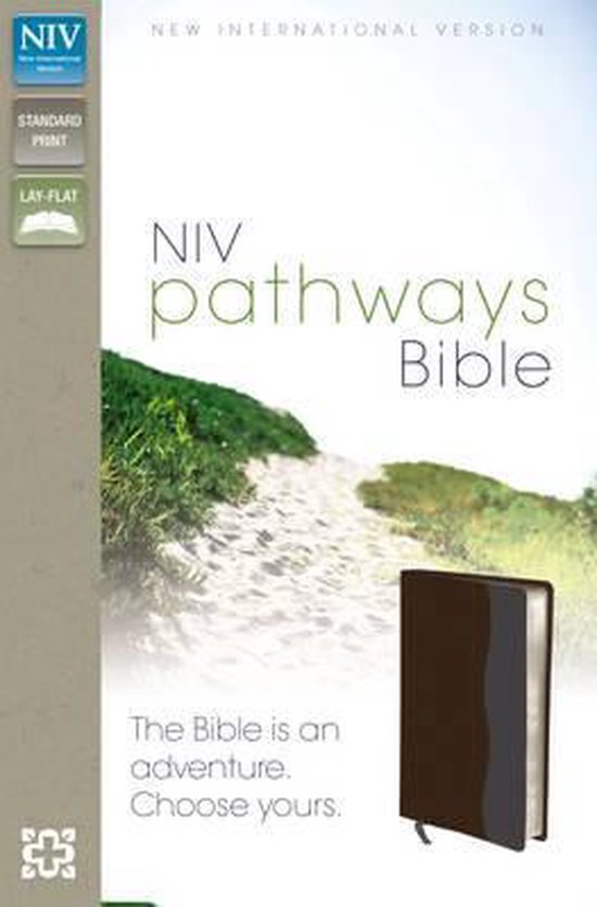 NIV, Pathways Bible, Leathersoft, Brown/Gray | 9780310402657 ...