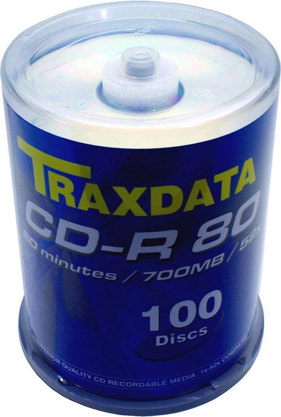 Traxdata CD-R 52x 100st | bol.com