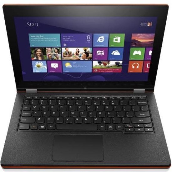 Lenovo IdeaPad Yoga 11 Notebook Oranje 29,5 cm (11.6") 1366 x 768 Pixels Touchscreen 2... | bol.com