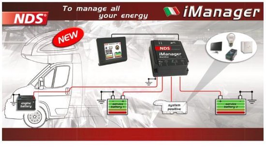 NDS IM12-150 iManager 12v 150A avec écran tactile | bol.com
