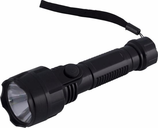 Zwarte zaklamp LED 15,5 cm | bol