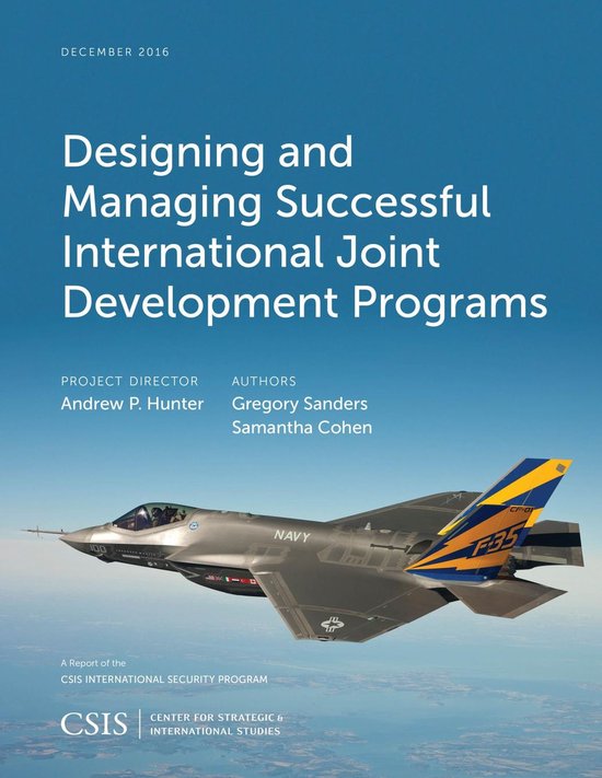 CSIS Reports - Designing and Managing Successful International Joint ...