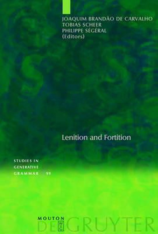 Lenition and Fortition | 9783110206081 | Boeken | bol.com