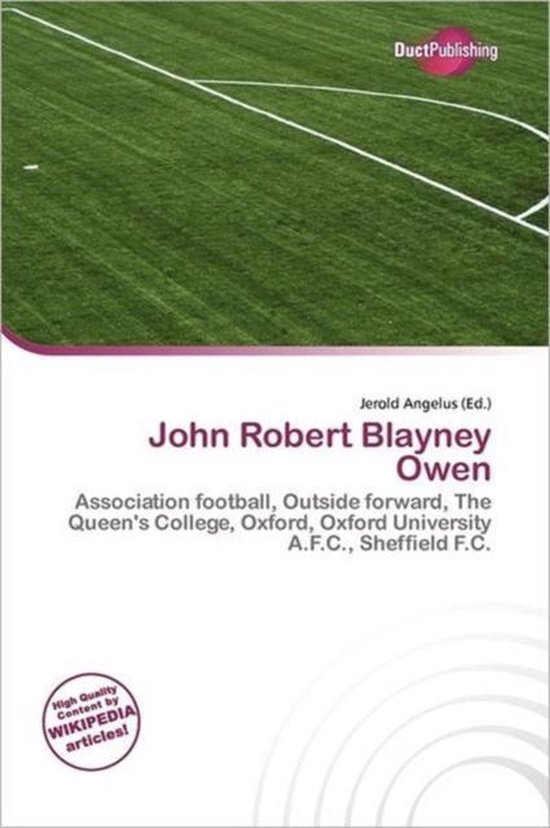John Robert Blayney Owen | 9786136674469 | Boeken | bol.com