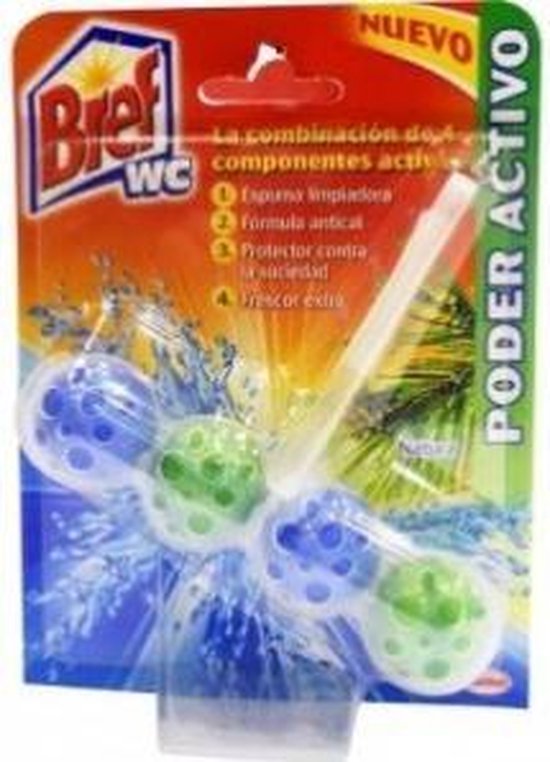 Bref Power Activ' Pink Splash 51 gr Toilet Reiniger | bol.com