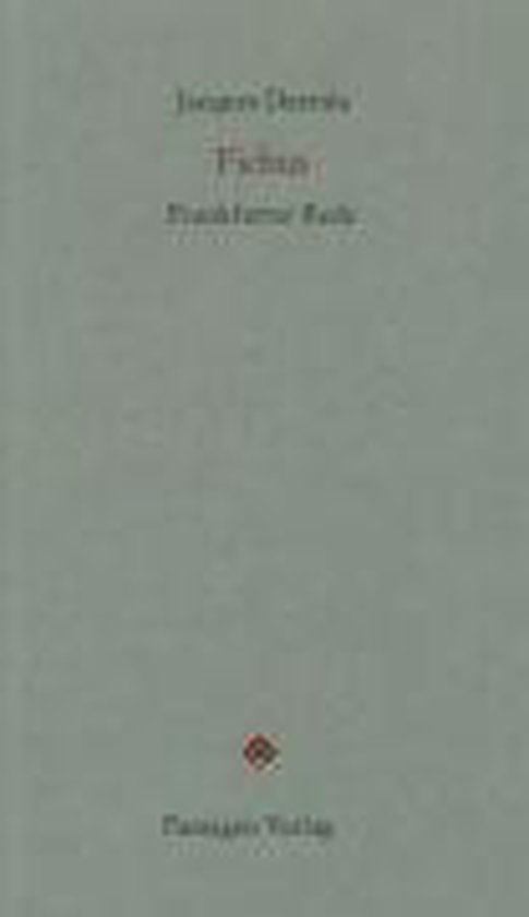 Fichus, Derrida, Jacques | 9783851655483 | Boeken | bol