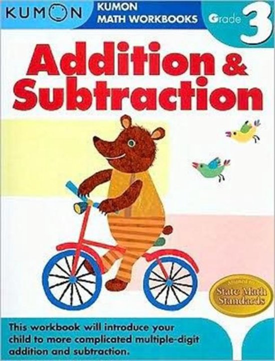 Bol Grade 3 Addition Subtraction Kumon 9781933241531 Boeken bol-grade-3-addition-subtraction-kumon-9781933241531-boeken