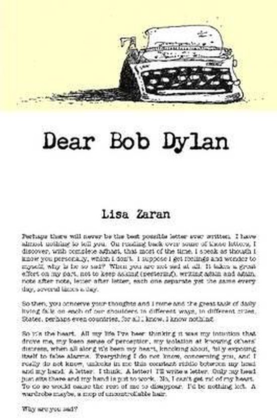 Dear Bob Dylan, Lisa Zaran | 9781312533530 | Boeken | bol.com