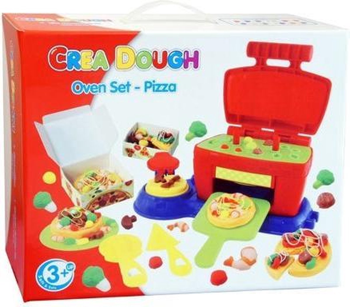 Crea Dough - Oven Set - Pizza - Zelf pizza's maken van klei | bol.com