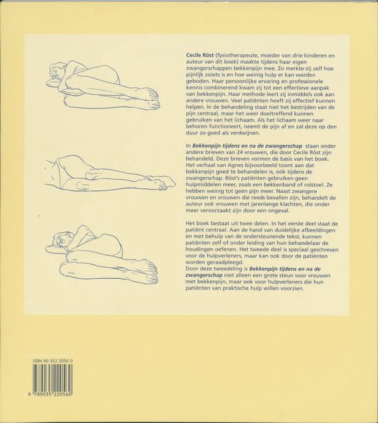 Bekkenpijn Tijdens En Na De Zwangerschap | 9789035220560 | Cecile C.M ...