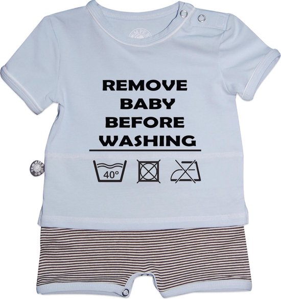 Remove baby ijsblauw 50/56 KM | bol