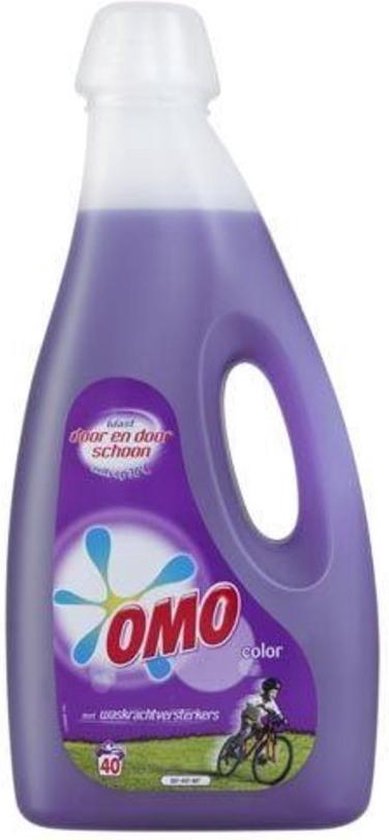 Omo Color Vloeibaar - 40 wasbeurten - 3 lt - Wasmiddel | bol