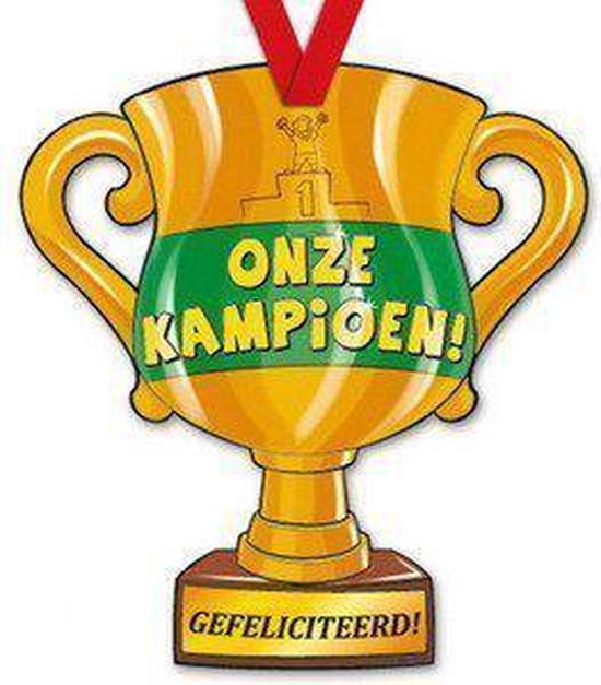 Paper Dreams | Kartonnen Trofee | Onze kampioen! | bol