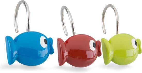 Sealskin douchegordijnring Sebastian Hooks | bol