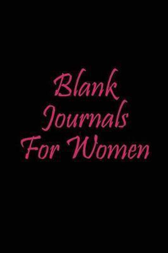 Blank Journals for Women | bol.com