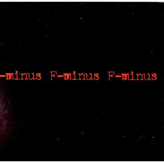 F-Minus, F-Minus | CD (album) | Muziek | bol