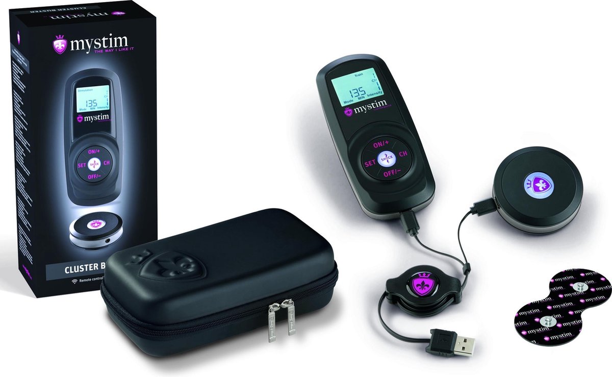 Mystim - Cluster Buster Wireless eStim Device Starterkit | bol.com