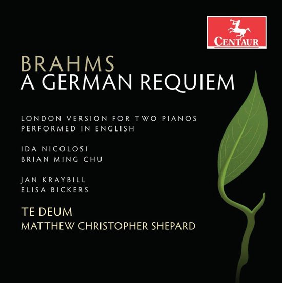 Brahms: A German Requiem, Op. 45 (London Version), Matthew Christopher Shepard | Muziek | bol