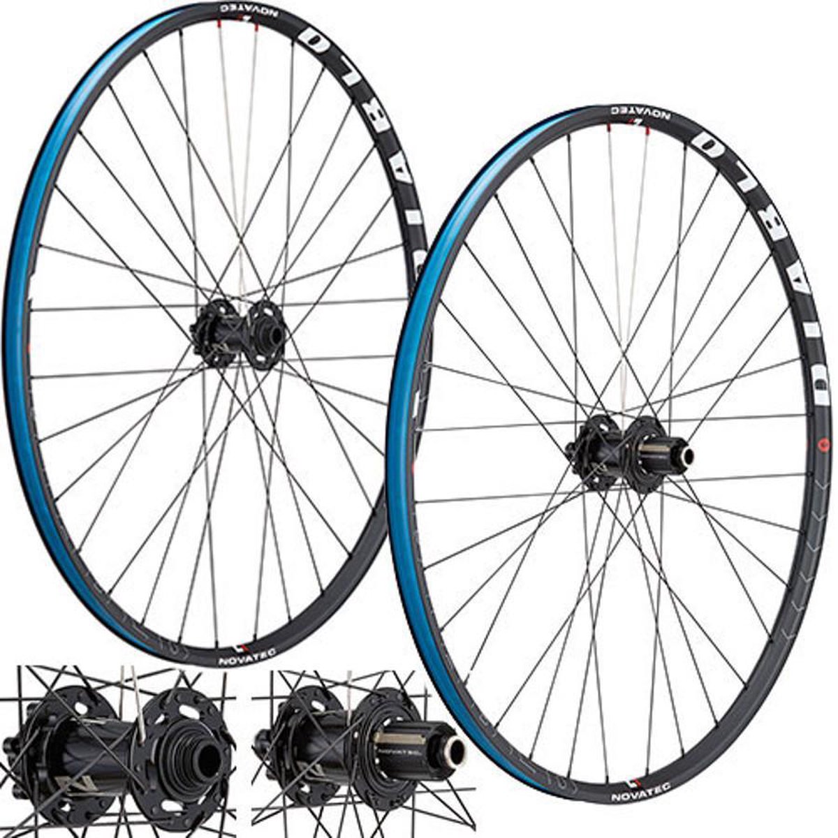 Novatec Diablo Disc wiel 27,5" 10s zwart | bol.com