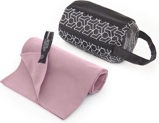 Lumaland - Microvezel sporthanddoek - Set van 2 absorberende handdoeken ...