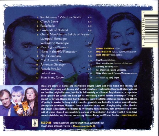 Waterson : Carthy - Common Tongue (CD), Waterson : Carthy | Muziek | bol