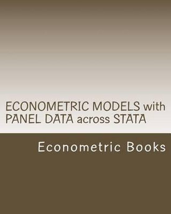 Econometric Models with Panel Data Across Stata | 9781518745645 ...