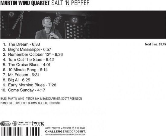 Salt & Pepper, Martin -Quartet- Wind | CD (album) | Muziek | bol.com