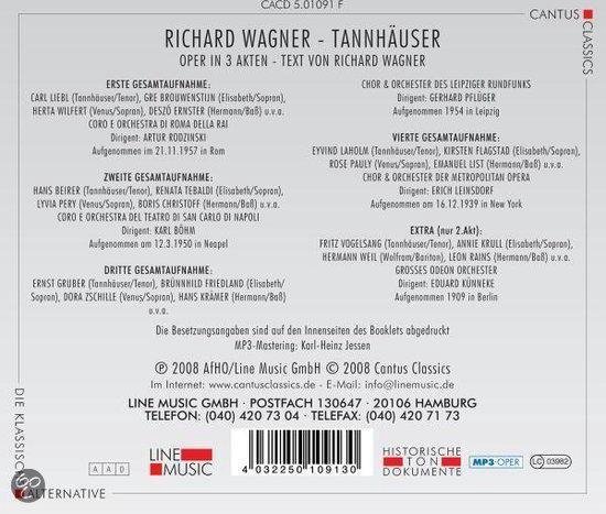 Orch.Di Roma Della Rai/Or - Tannhauser-Mp3 Oper, R. Wagner | CD (album ...