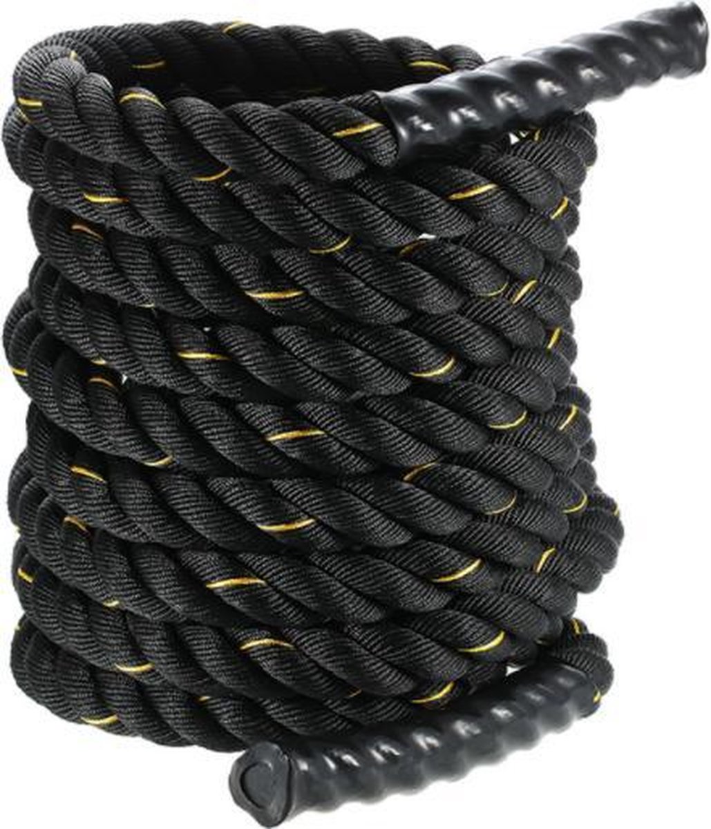 Battle rope 12m x 38mm gewicht 9,5kg | bol.com