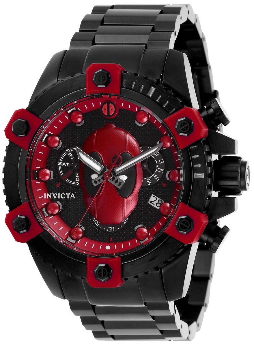 Invicta Marvel - Deadpool 27155 Herenhorloge - 48mm | bol.com