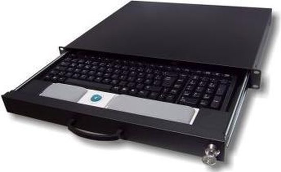 aixcase AIX-19K1U-B 19'' rack rack console Zwart | bol