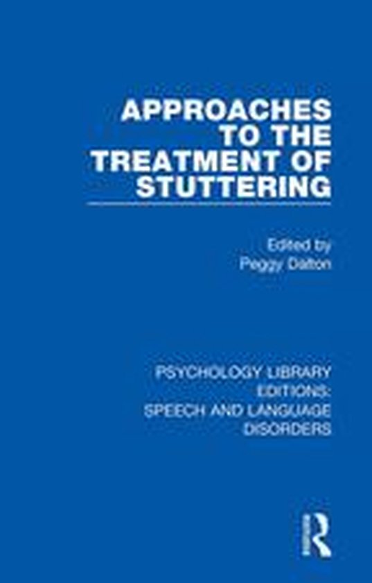 Psychology Library Editions: Speech and Language Disorders - Approaches ...
