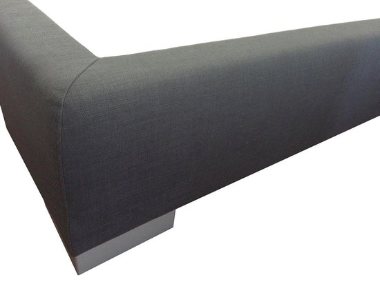Slaaploods.nl Deluxe - Boxspring exclusief matras - 70x190 cm - Grijs | bol