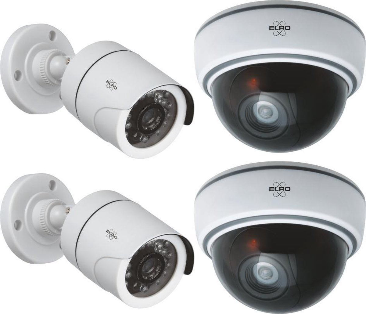 bol.com | ELRO CD2215-4 Dummy Set - 2x ELRO CDB22 Dummy Bullet Camera ...
